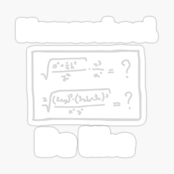 Pegatina «Las matemáticas de la educación en casa apestan» de Nndi ...