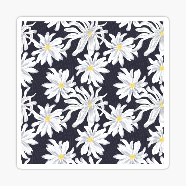 "Elegant Magnolia flower, (May birth flower)" Sticker for Sale by ...