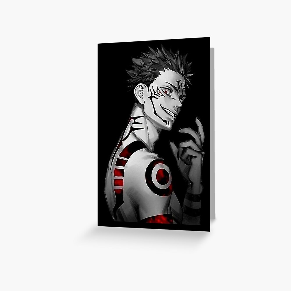 "Jujutsu Kaisen, Ryomen Sukuna, Sukuna, Yuji Itadori" Greeting Card for ...