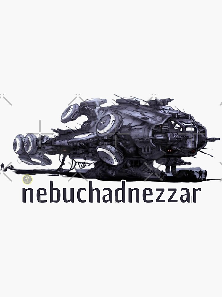 "Nebuchadnezzar, MATRIX" Sticker for Sale by Rodrigoaso | Redbubble