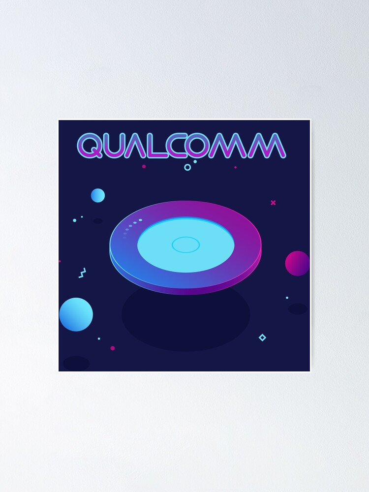 "best qualcomm logo" Poster for Sale by Zouhairm | Redbubble
