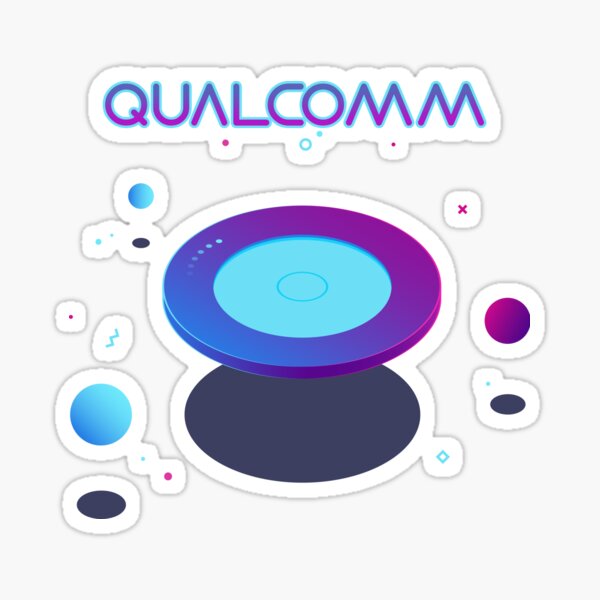 "best qualcomm logo" Sticker for Sale by Zouhairm | Redbubble