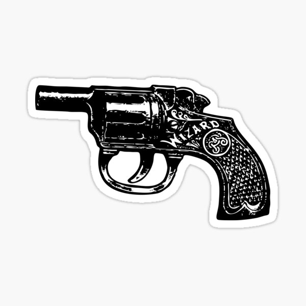 "Vintage Gun" Sticker for Sale by HomeFeeling | Redbubble