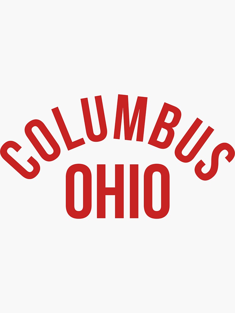 "Columbus Ohio" Sticker for Sale by baileymincer | Redbubble