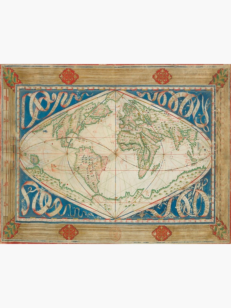 "Vintage World Map - Jean Cossin " Poster for Sale by themapshop ...