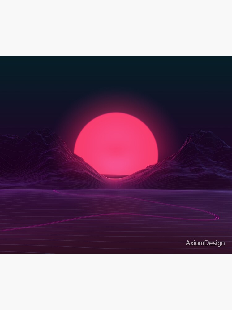 "Neon Sunset" Poster for Sale by AxiomDesign | Redbubble
