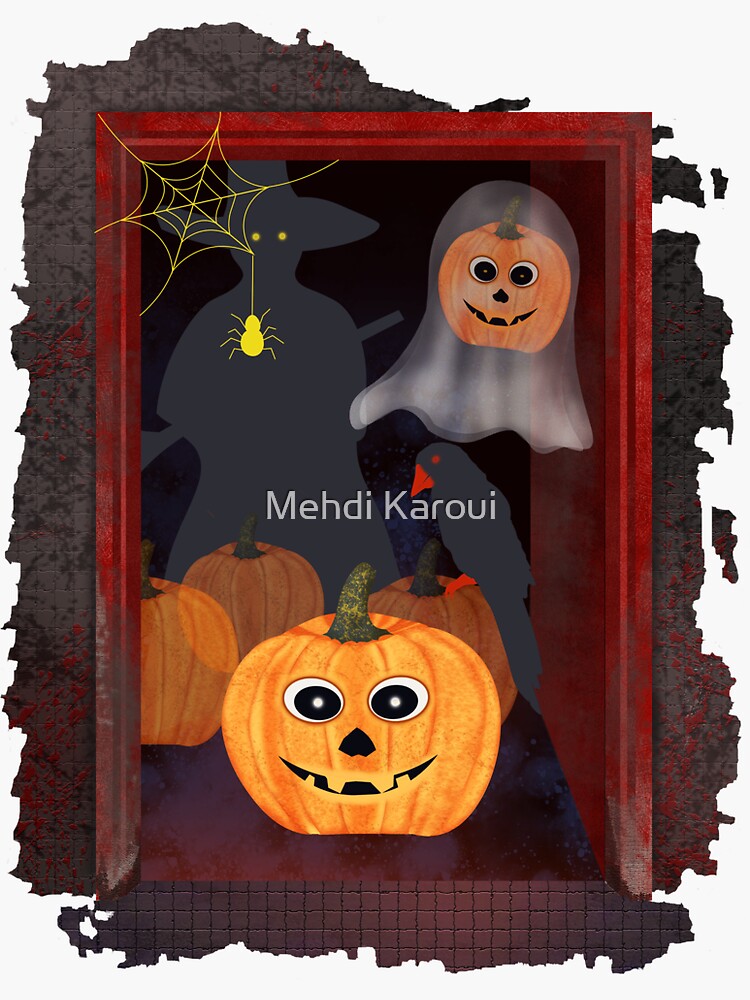 Typical Halloween Gathering Sticker By MehdiKaroui Redbubble typical-halloween-gathering-sticker-by-mehdikaroui-redbubble