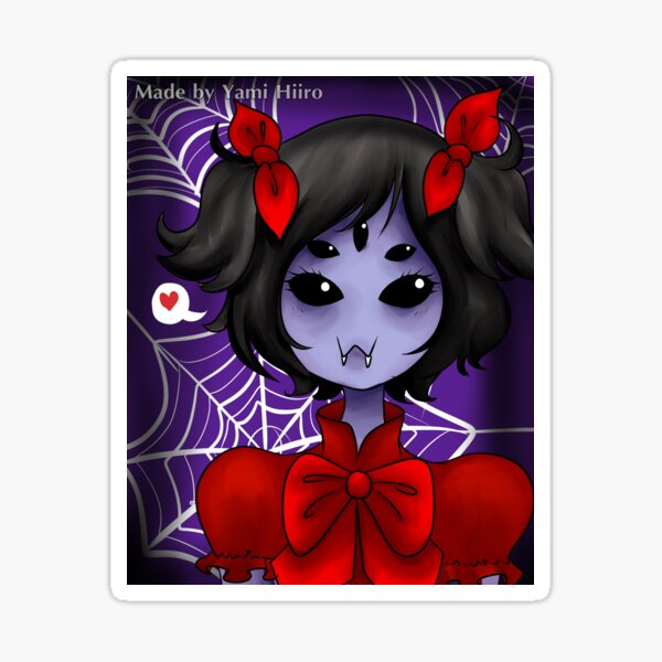 "Undertale - Muffet!" Sticker by YamiHiiro | Redbubble