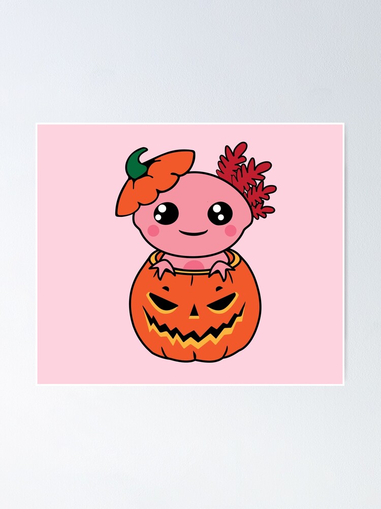 "Axolotl Halloween costume" Poster for Sale by AI-Fashion | Redbubble