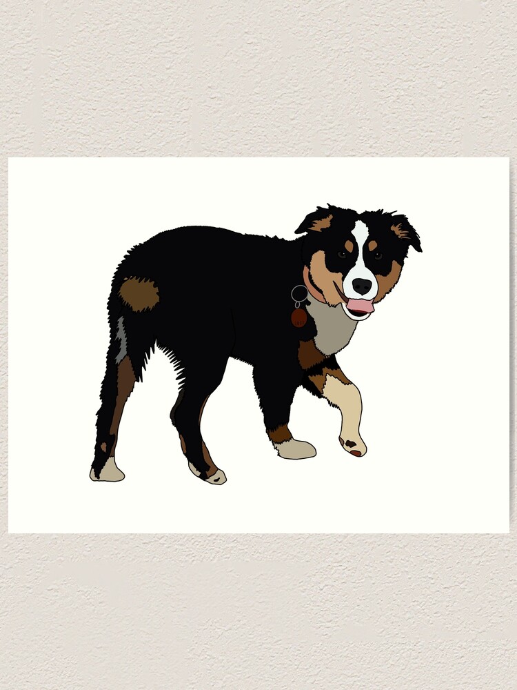 "Mini aussie" Art Print by gabrandy | Redbubble