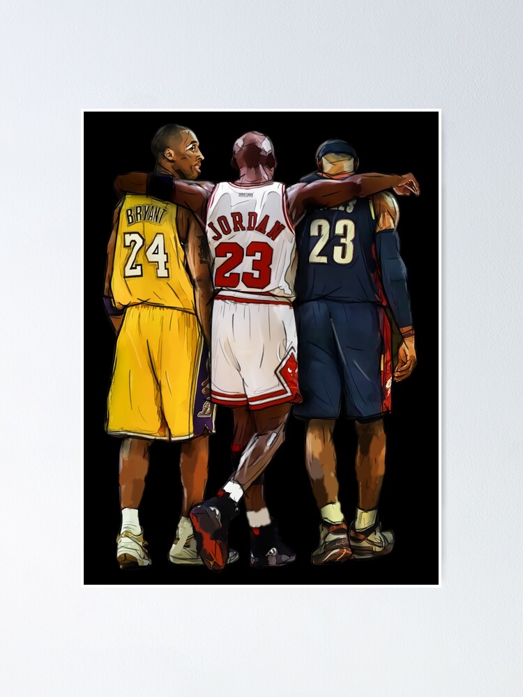 "Big Three Goat Basketball All Time" Poster for Sale by vanlanhPro ...