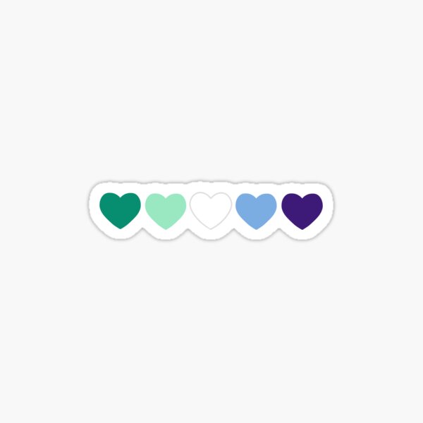 "mlm hearts" Sticker for Sale by natsuxgray | Redbubble