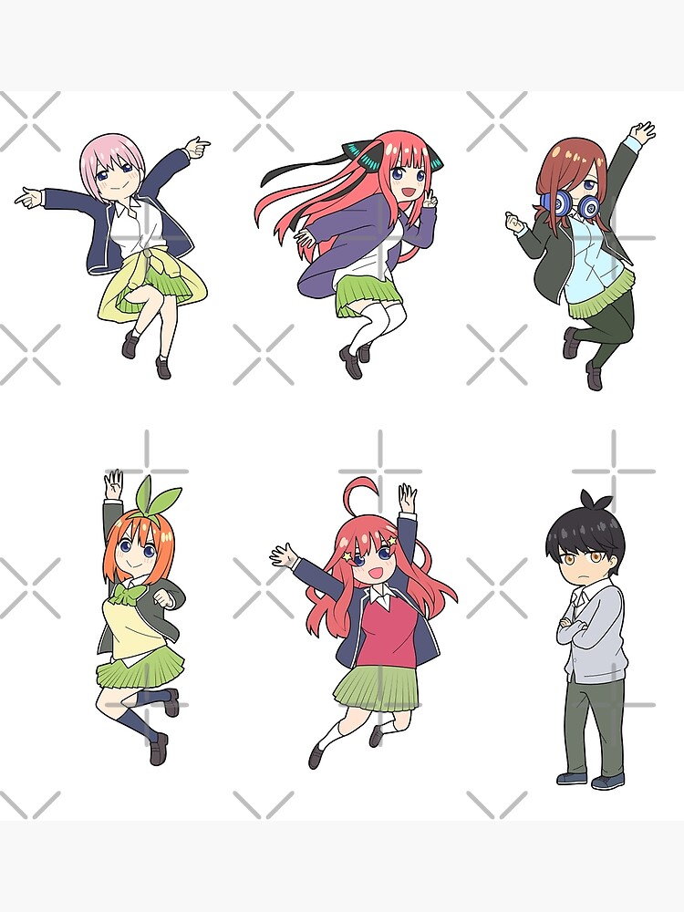 "The Quintessential Quintuplets Chibis" Poster for Sale by ChibiCheems ...