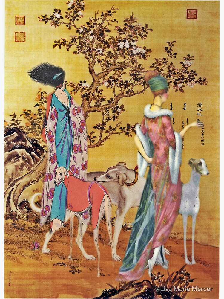 "A ¨Tail¨ of Three Greyhounds" Sticker for Sale by Lisa Marie Mercer ...