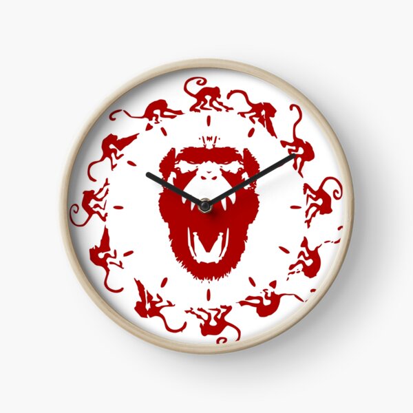 "12 Monkeys logo - clock" Clock for Sale by MariUy19 | Redbubble