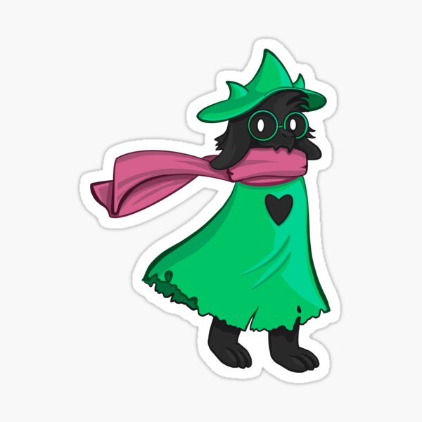 "Deltarune Ralsei" Sticker for Sale by NeonDeisy | Redbubble