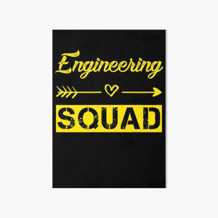 "Engineering Squad Design, Awesome design for Engineers, Yellow color ...