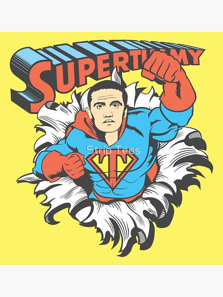 "Super Timmy Logo" Art Print by StripTeesAU | Redbubble