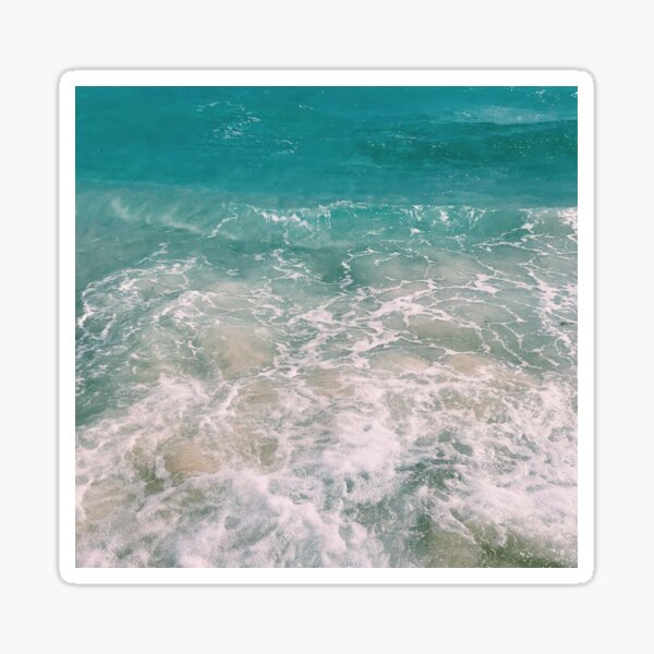 "Tidal Waves " Sticker for Sale by Kotsos-Art | Redbubble