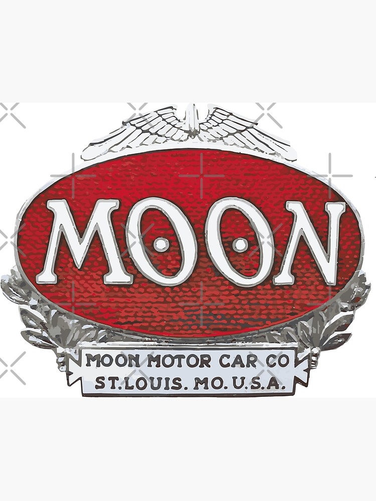 "Moon Motor Car Co. Logo" Poster for Sale by oldcarlogos | Redbubble