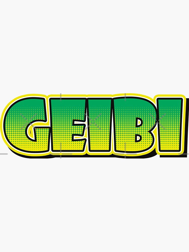 "Geibi (comic)" Sticker for Sale by Fantiful | Redbubble