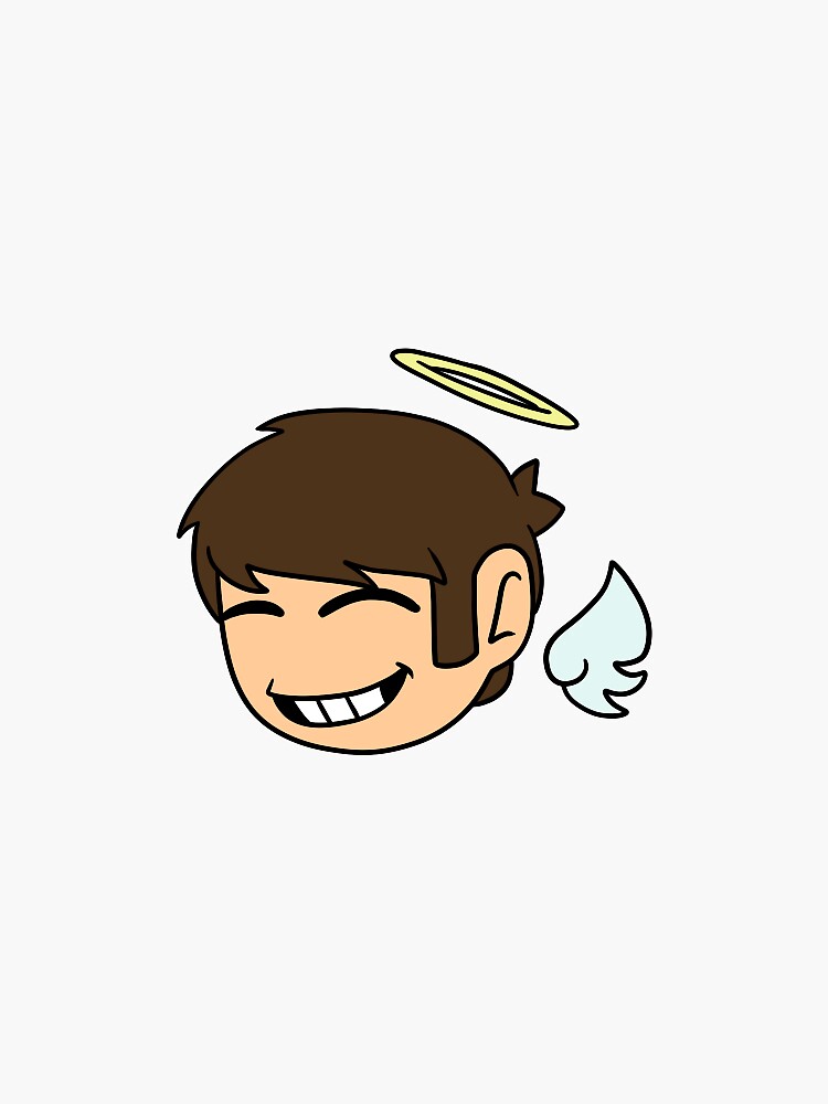 "Our Angel, Edd (Eddsworld)" Sticker by Azure-Sketch | Redbubble