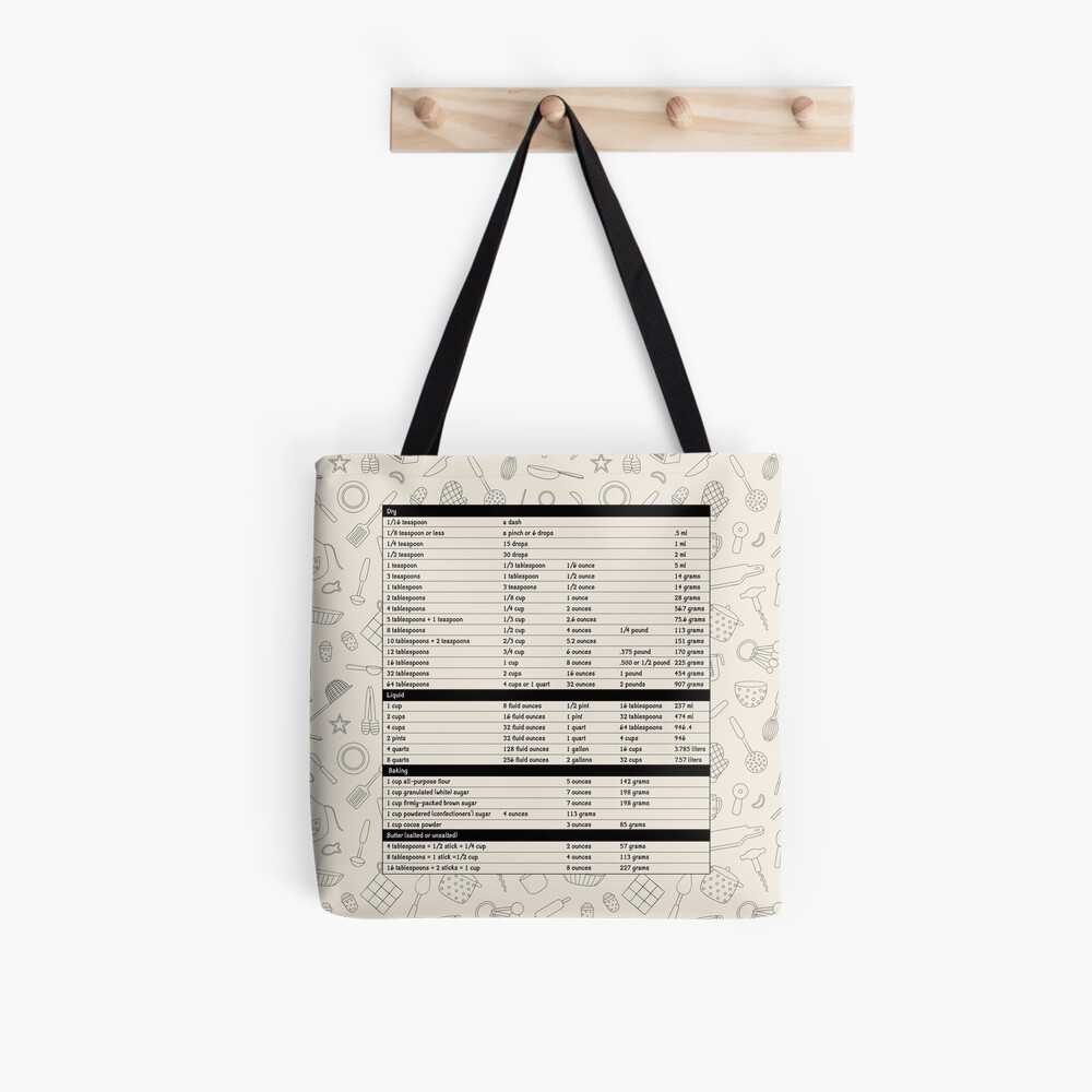 "Cooking and Baking Conversion Chart " Apron for Sale by DesignCats ...