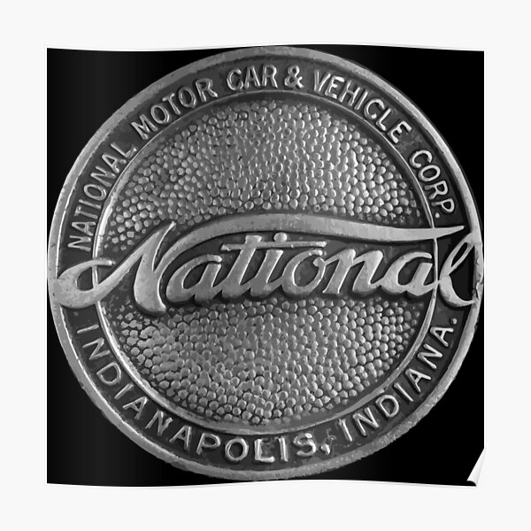"National Motor Vehicle Co. Logo" Poster for Sale by oldcarlogos ...