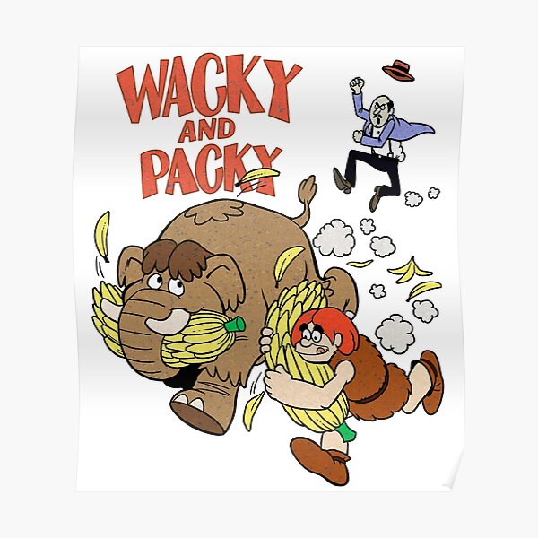 Póster «Wacky and Packy from Uncle Croc's Block 70s Saturday Morning ...