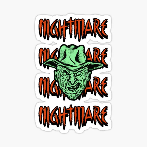 "Man of your nightmares" Sticker for Sale by DresstoUpset | Redbubble