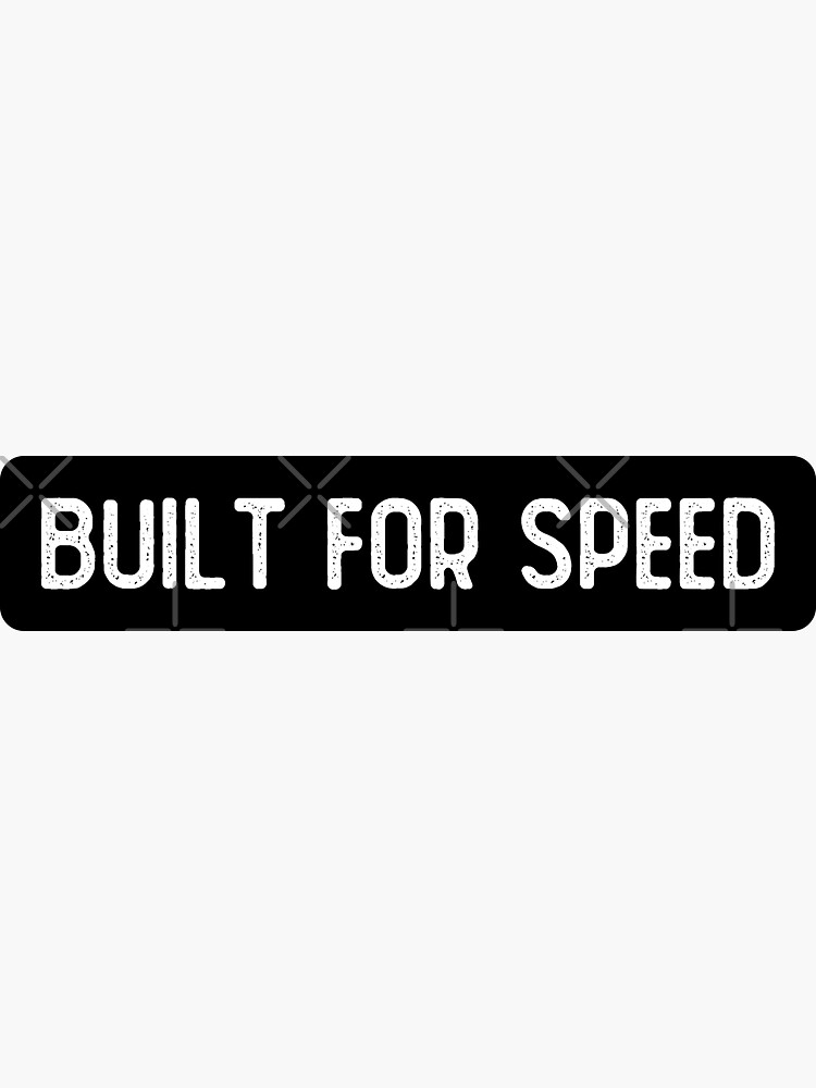 "Built For Speed Cool Biker" Sticker for Sale by Soursoul99 | Redbubble