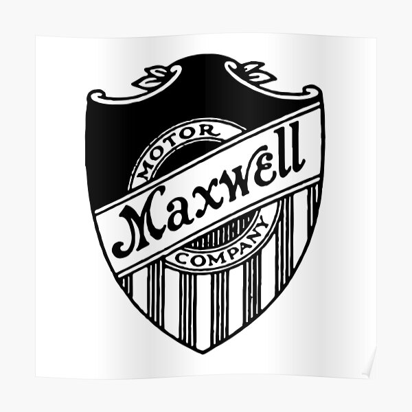 "Maxwell Motor Co. Logo" Poster for Sale by oldcarlogos | Redbubble