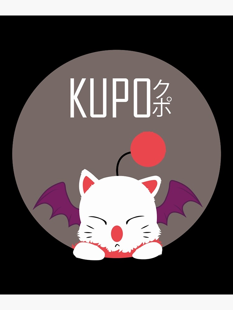 "Kupo" Poster by quirkory | Redbubble