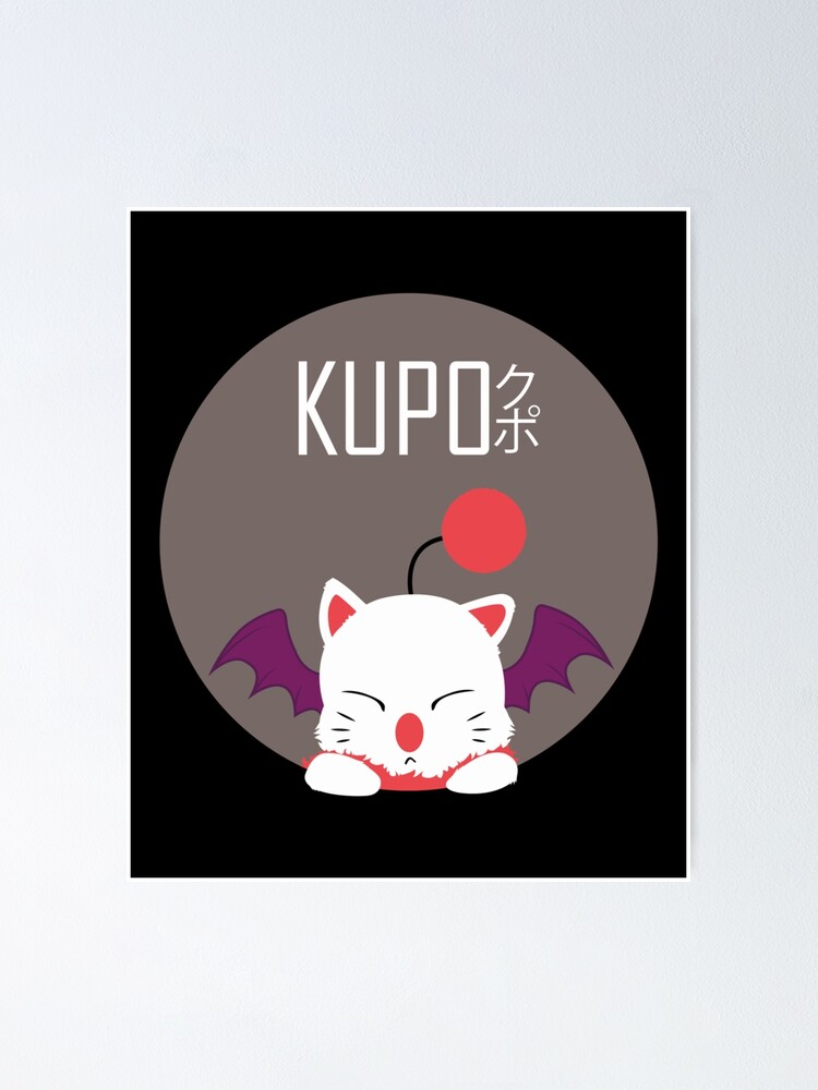 "Kupo" Poster by quirkory | Redbubble