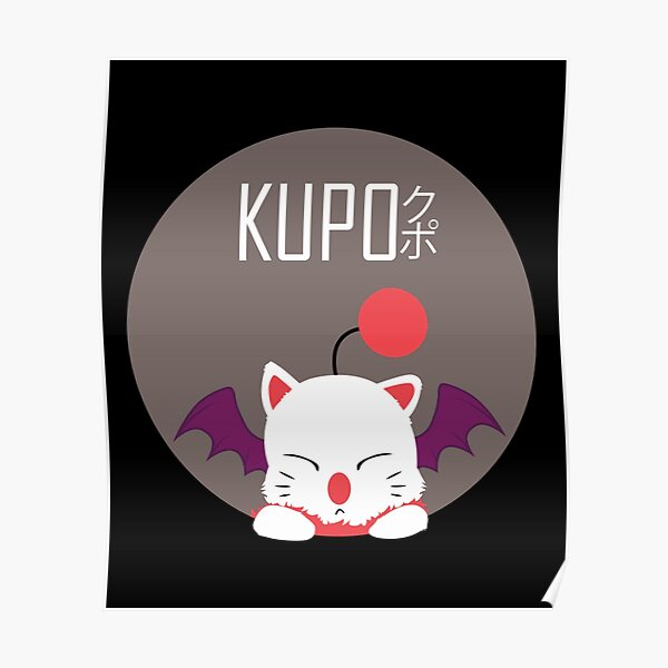 "Kupo" Poster by quirkory | Redbubble