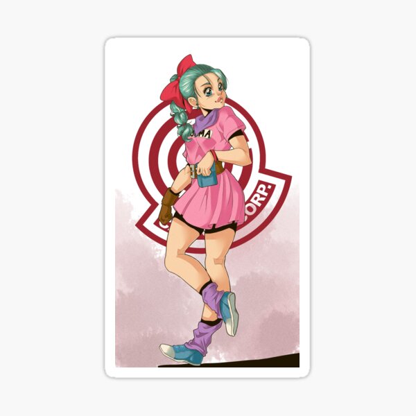 "Bulma" Sticker by Ipkiss | Redbubble