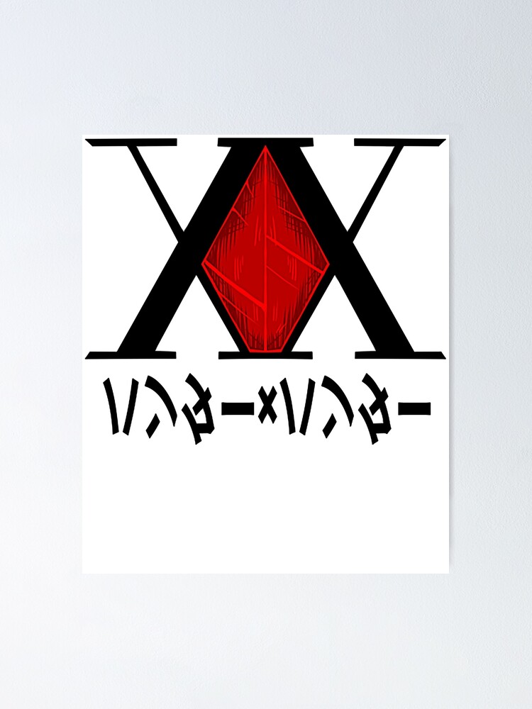 Póster «Logotipo de Hunter X Essential» de tapesanction | Redbubble