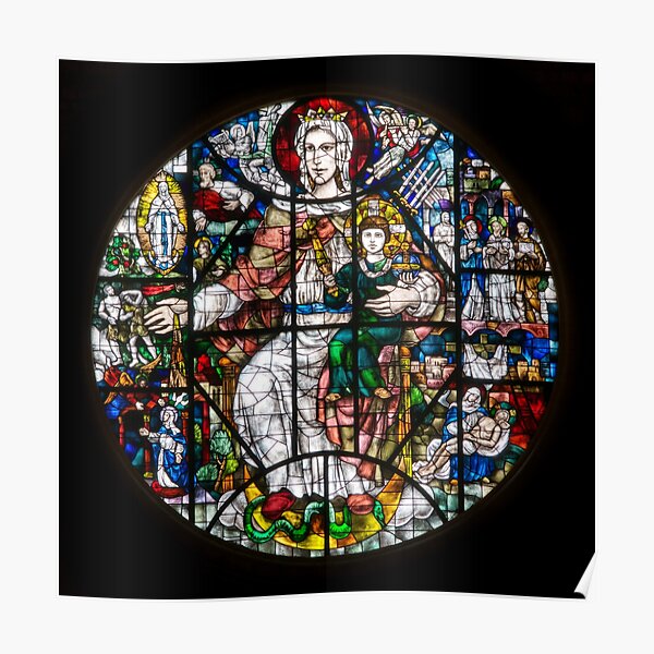 "Hail Holy Queen" Poster for Sale by KimberlyHamers | Redbubble