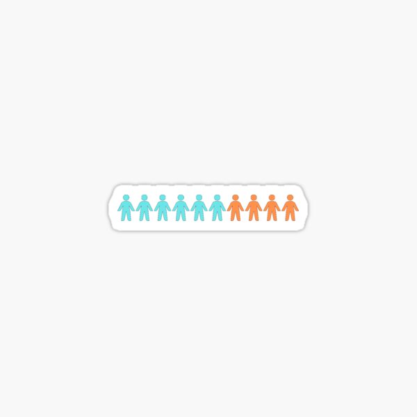 "Men in line" Sticker for Sale by Thaadhi | Redbubble