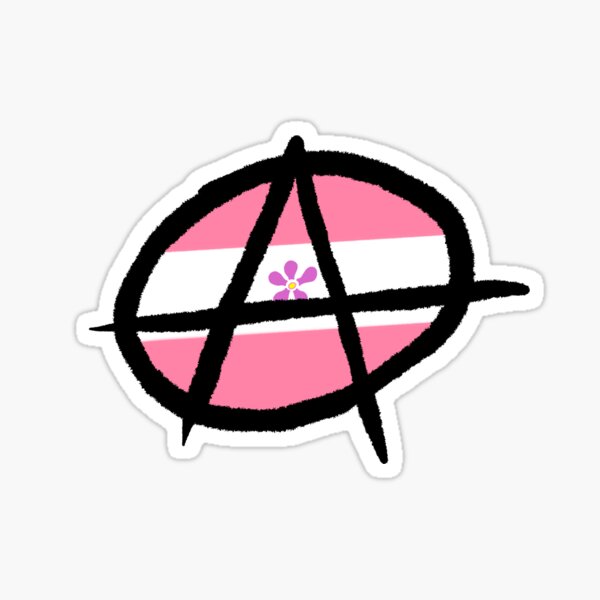 "Anarcho-Saphism" Sticker for Sale by Cat-Girl-Shoto | Redbubble