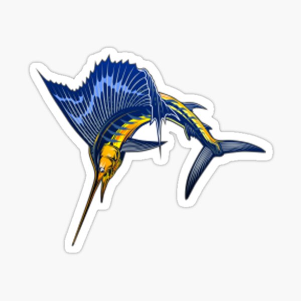 "Sailfish" Sticker by CatherineV | Redbubble