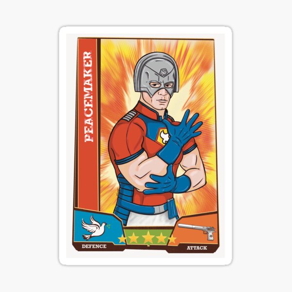 "Peacemaker WWE Card" Sticker for Sale by DoodleDooArt | Redbubble