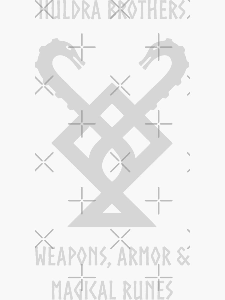 "Huldra Bros." Sticker for Sale by Samvice | Redbubble