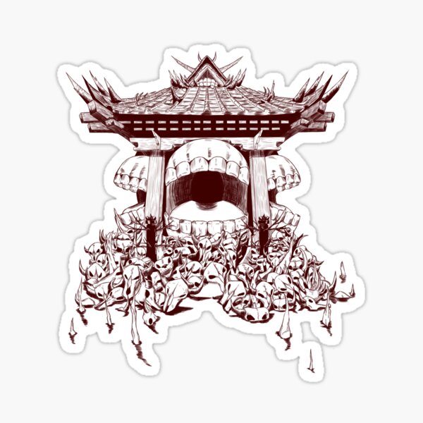 "Sukuna domain expansion jujutsu kaisen anime jjk" Sticker by ...