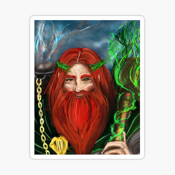 "The Dagda" Sticker for Sale by TheLadySif | Redbubble