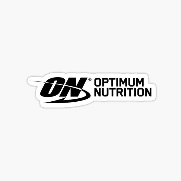 "Optimum Nutrition" Sticker for Sale by xmanleyom | Redbubble
