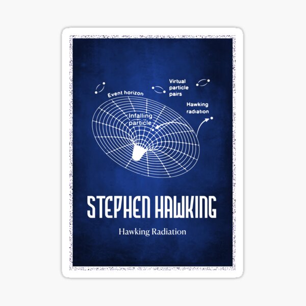 "Stephen Hawking" Sticker by labstud | Redbubble