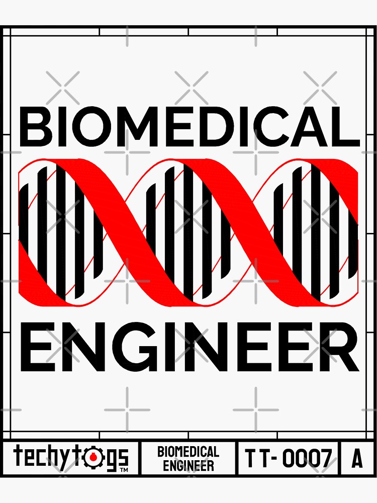 "Biomedical Engineer" Sticker for Sale by techy-togs | Redbubble
