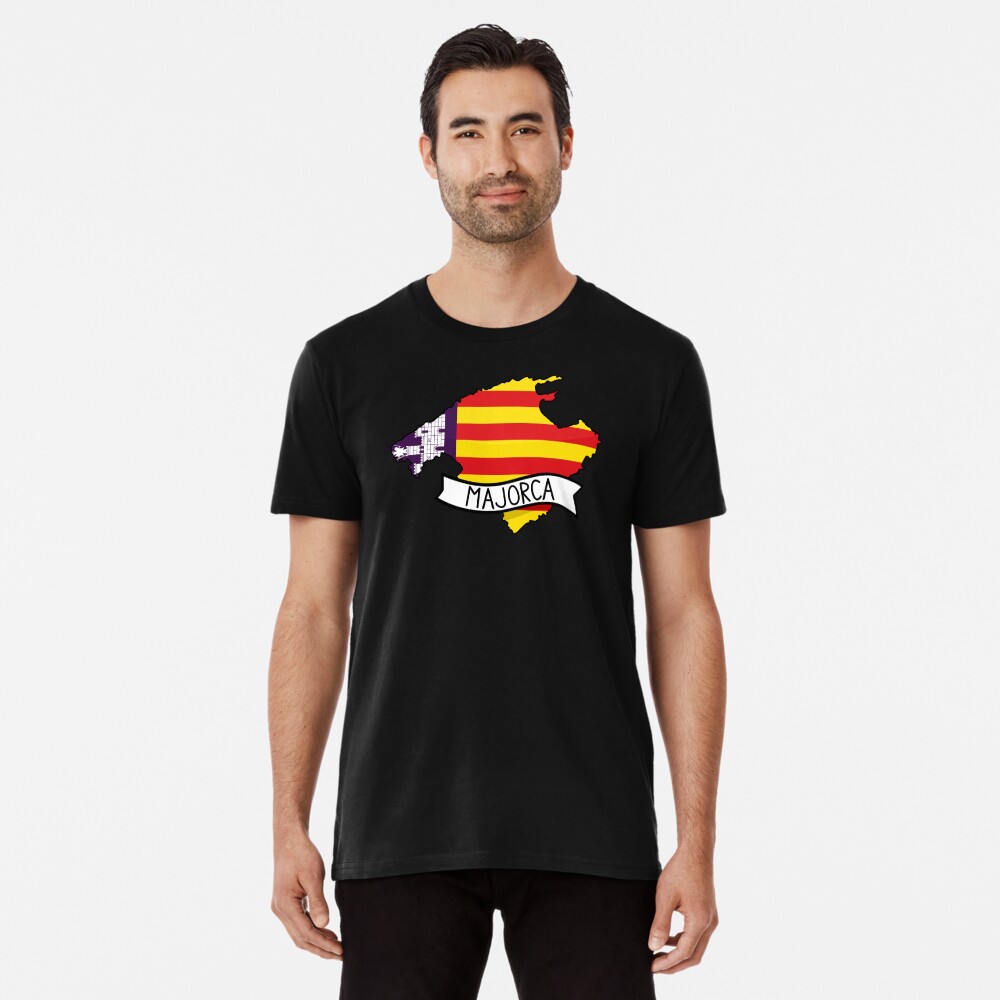 "Majorca Mallorca Flag Map Sticker" Sticker for Sale by Drawingvild ...