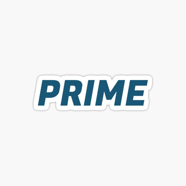 "PRIME - box logo" Sticker for Sale by FinnianS | Redbubble